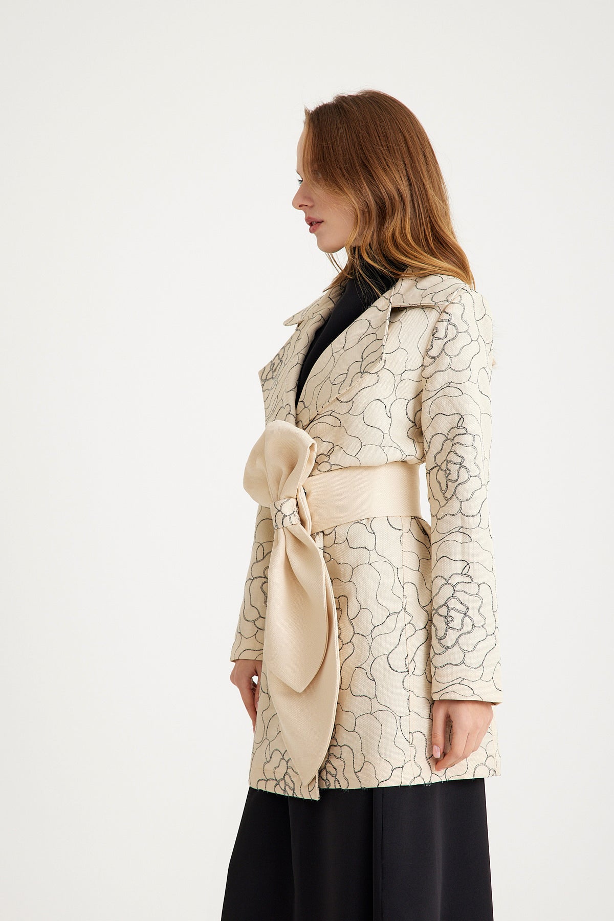 Roza Evening Dress Cream